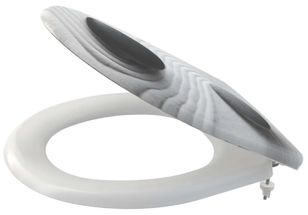 Alca - WC sedátko, Softclose, bílá/zen A604 ZEN