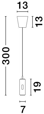 Závěsné stmívatelné LED svítidlo NOVA LUCE HOLM 12W 3000K 9870022