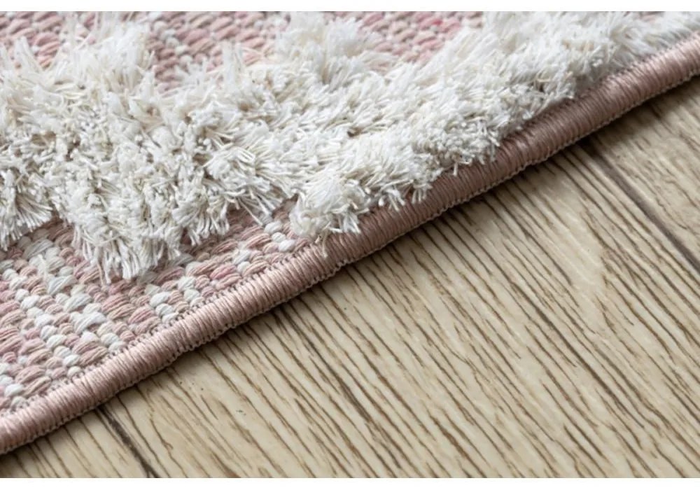 Kusový koberec Claris růžový 155x220cm