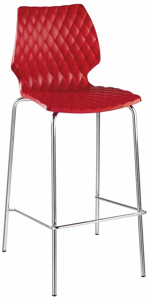 METALMOBIL - Barová židle UNI 378 polypropylen