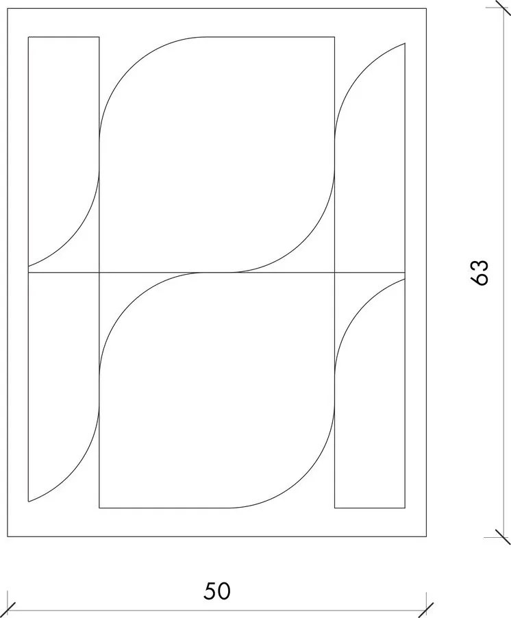 Bavlněné utěrky v sadě 2 ks 50x63 cm Abi – noo.ma