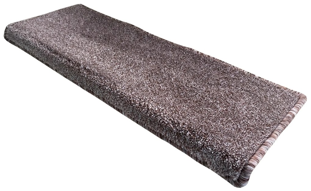Vopi Nášlapy na schody Apollo Soft béžový obdélník - 24x65 obdélník (rozměr včetně ohybu)