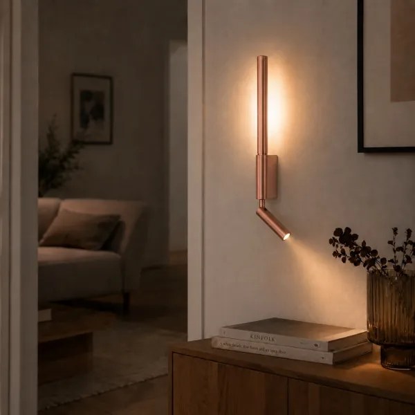 Brilagi -LED Nástěnné bodové svítidlo VIXON LED/3W/230V + LED/5W bronzová CRI 90