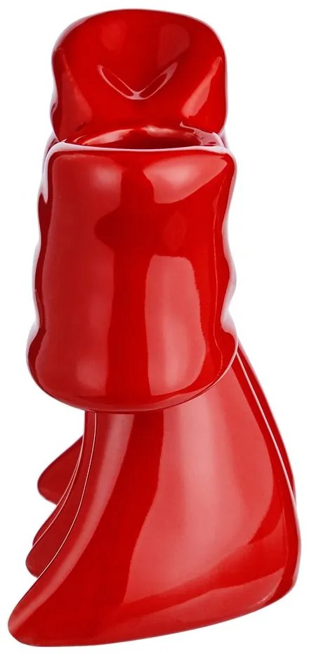 PRESENT Svícen mašle 10 cm - červená