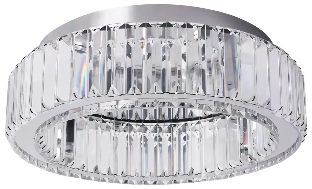 Toolight Stropní LED osvětlení Crystal Modern D5 APP1742-C 40 cm chrom