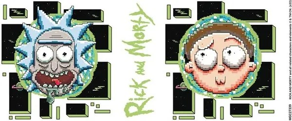 EPEE Merch Pyramid Rick And Morty Hrnek Pixel Breakou 315 ml