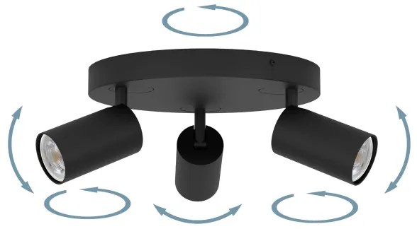 Eglo 900336 - LED RGBW Stmívatelné bodové svítidlo TELIMBELA-Z 3xGU10/4,9W/230V