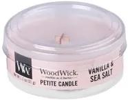 WoodWick Svíčka Petite Vanilla & Sea Salt, 31 g