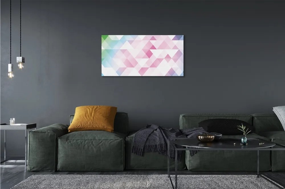 Obrazy na plátně Barevný vzor diamantů 120x60 cm