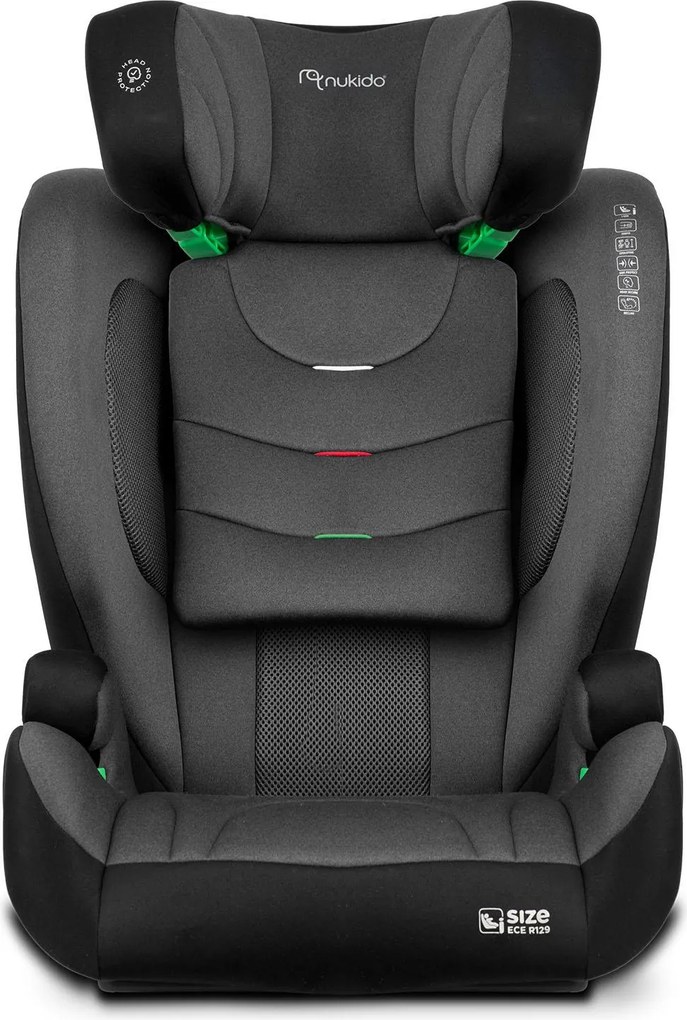 Autosedačka Louis Soft, ISOFIX, 15-36 kg, šedá | Nukido