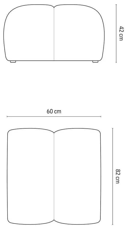 Béžová podnožka Diana – Micadoni