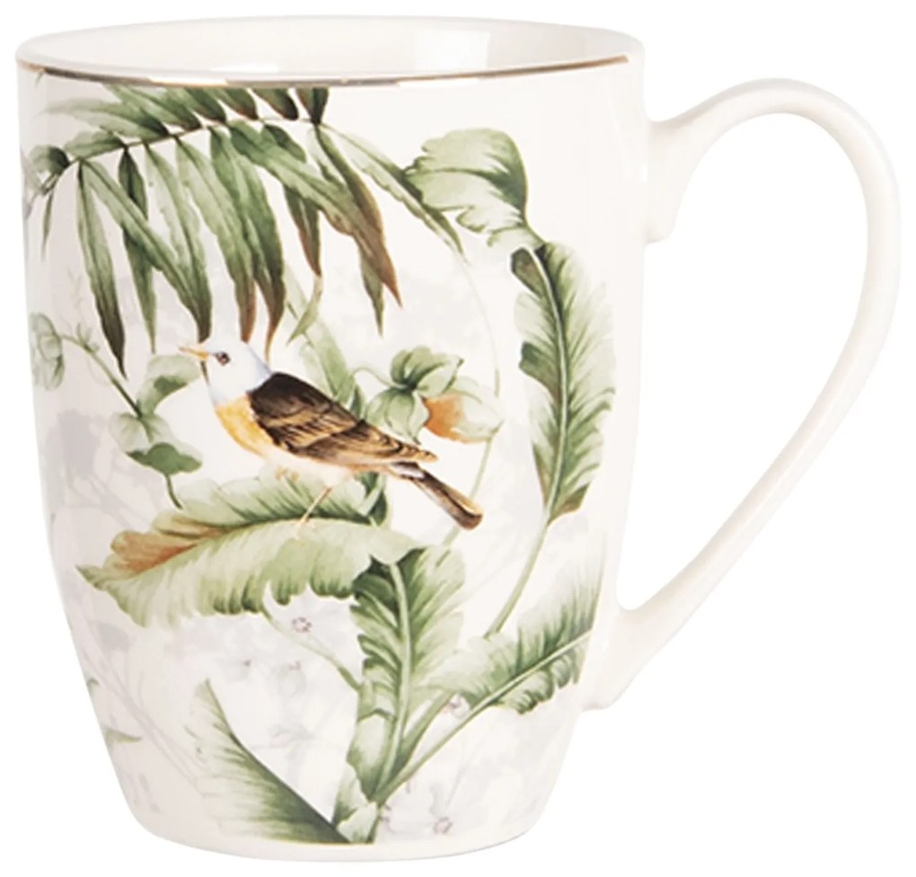 Porcelánový hrneček Tropical birds - 0.36L