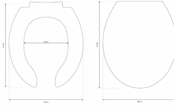 Cersanit K98-0002 - Záchodové prkénko pro osoby se zdravotním postižením ETIUDA