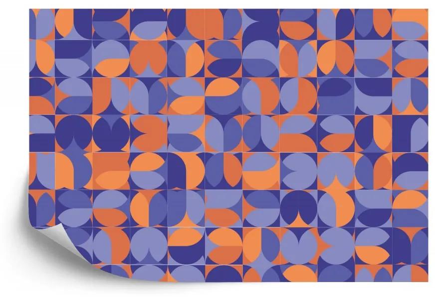 Fototapeta Retro Pattern, Geometric Colorful Abstract Vliesová tapeta 416x290
