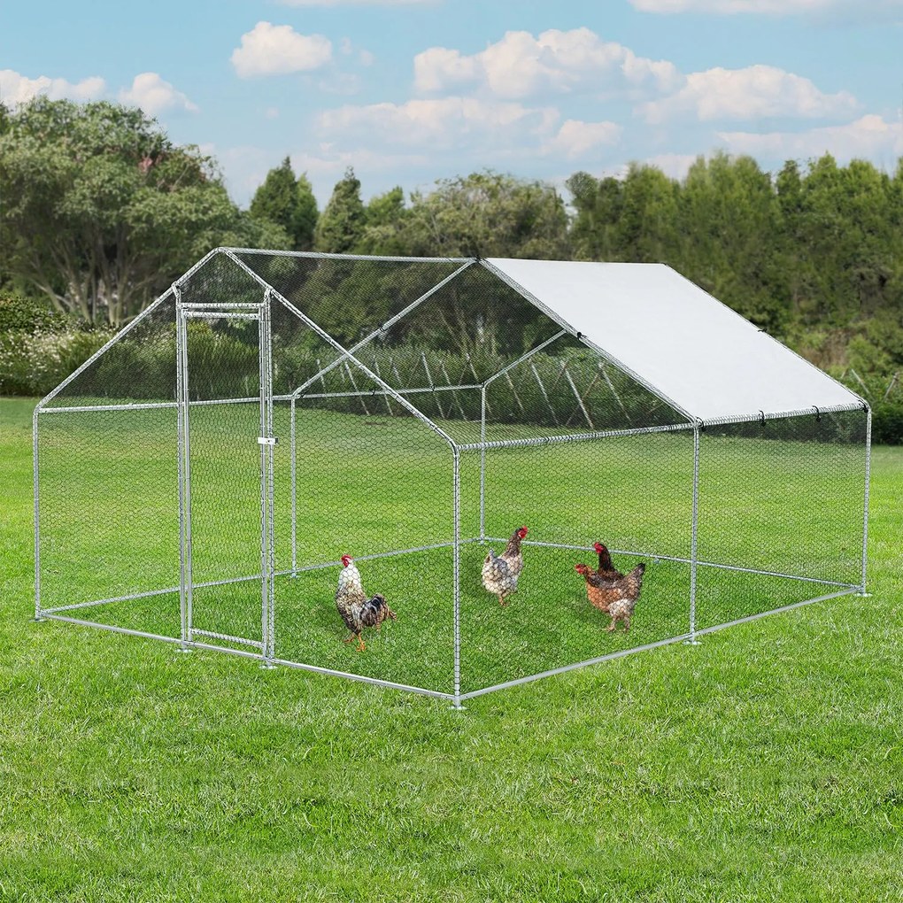 Juskys Výběh pro slepice - 3x4x2m