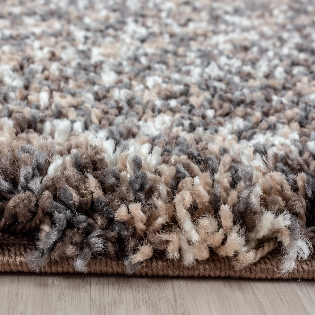 Ayyildiz, Kusový koberec Enjoy 4500 taupe, 80x250, hnědá, kancelář