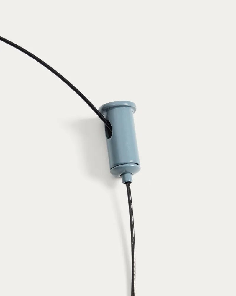 Modré LED stmívatelné závěsné svítidlo s kovovým stínidlem ø 16 cm Porte – Kave Home