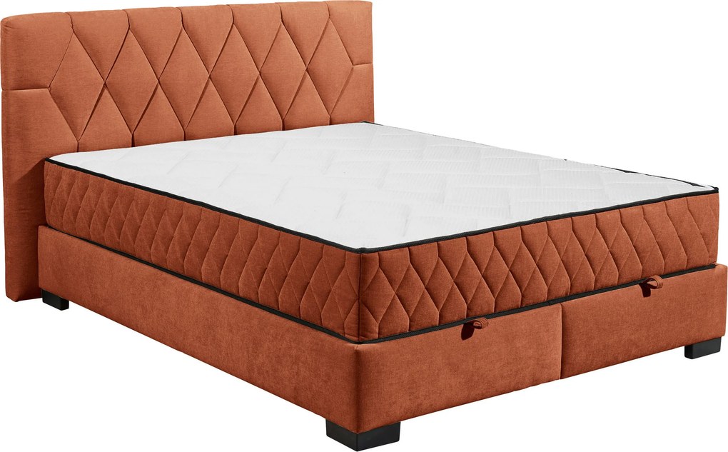 XXXLutz AMERICKÁ POSTEL, 160/200 cm, koňaková MID.YOU - Postele s úložným prostorem - 002220053812