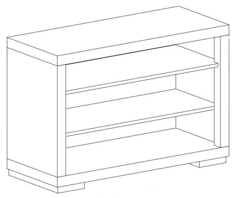 Vegas S - Tv stolek V21 - santana světlá