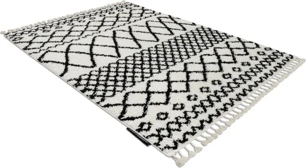 Koberec PROMO BERBER SAFI N9040 bílý / černý