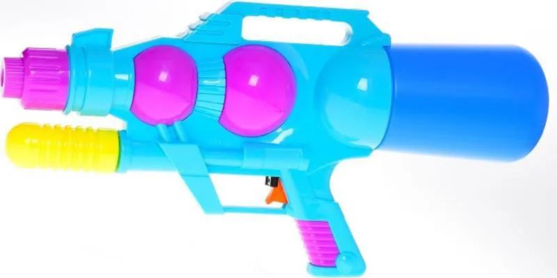 Vodní pistole 42 cm s pumpou Růžová