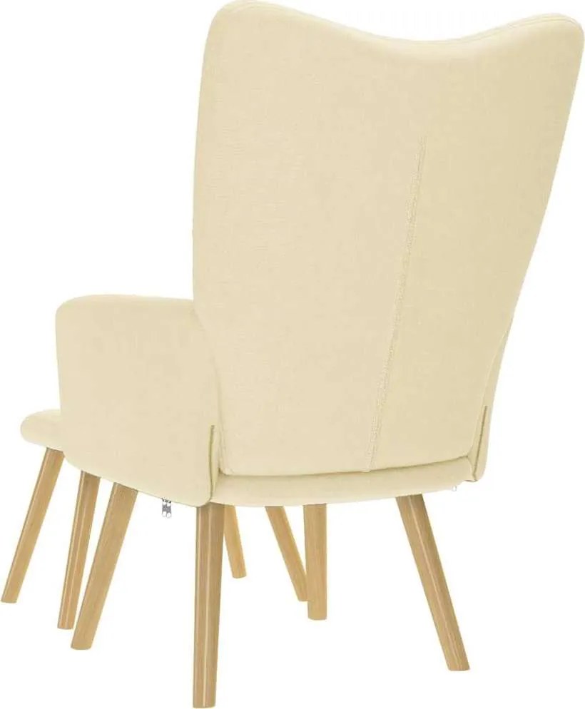 vidaXL Relaxační křeslo s podnožkou textil [4016785] Barva: Hnědá