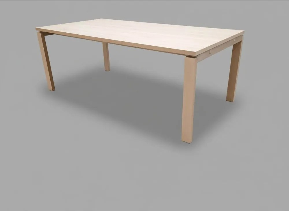 Rozkládací jídelní stůl s deskou v dubovém dekoru 100x200 cm Linley - II. jakost – Actona