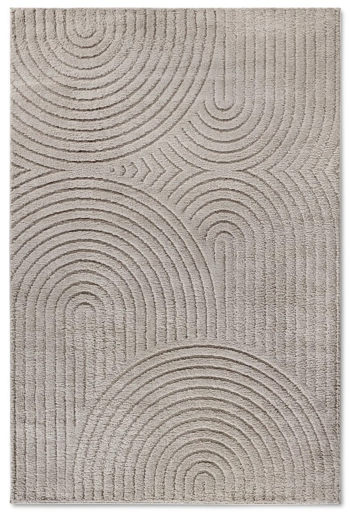ELLE Decoration, Kusový koberec New York 106204, 160x235, šedá, chodba / předsíň