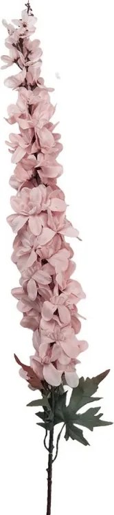 Dekorace umělá květina ostrožka Delphinium s růžovým květem - 8*8*124 cm