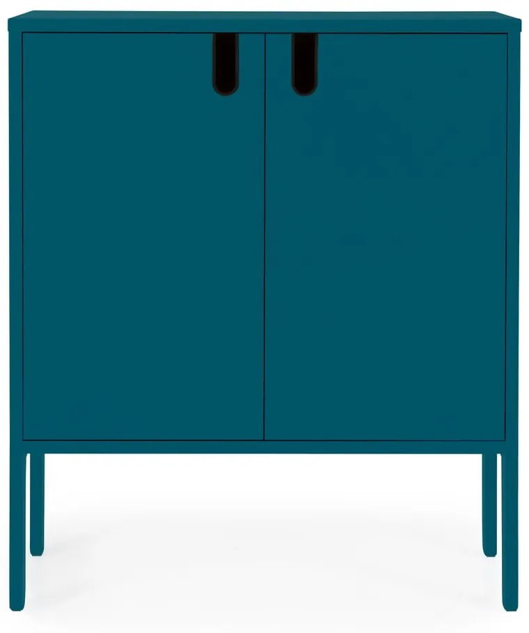 Petrolejově modrá skříň Tenzo Uno, šířka 80 cm