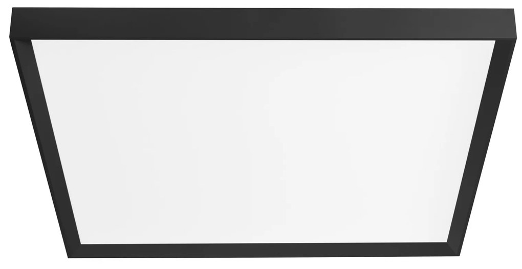 Linea Light 9028 Tara mega, černé stropní svítidlo, 76W LED 3000K stmívatelné phase-cut, 89x89cm