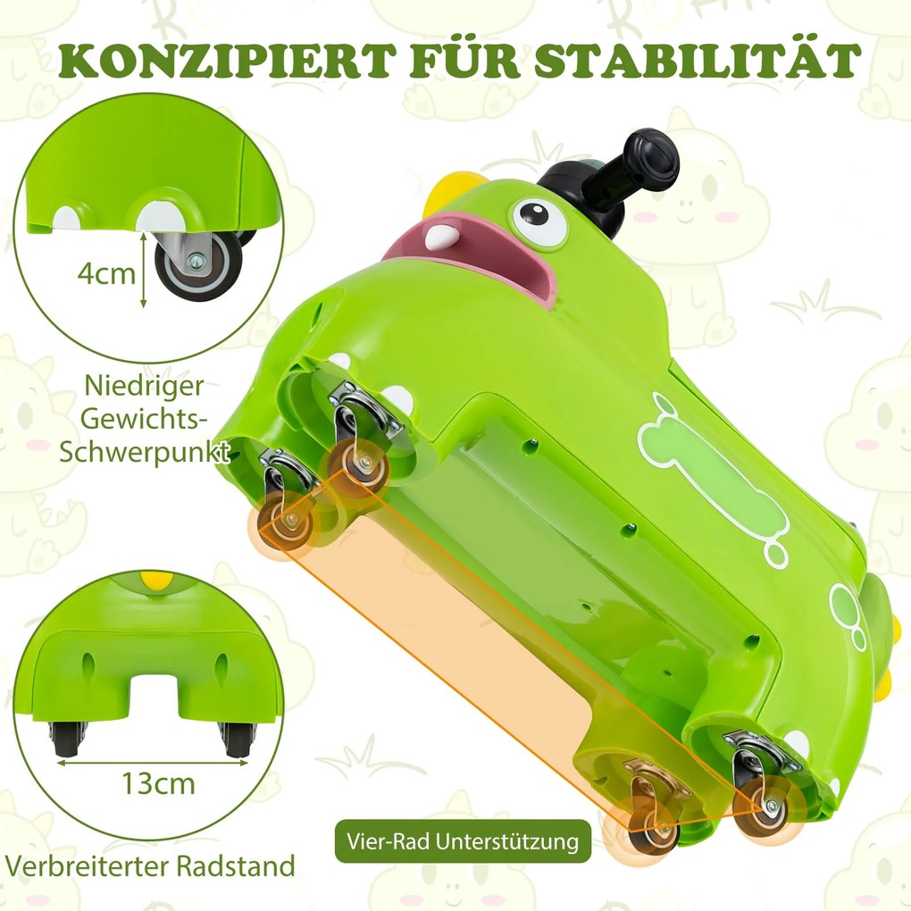 Costway Pojízdné autíčko pro batole s úložným prostorem pod sedadlem