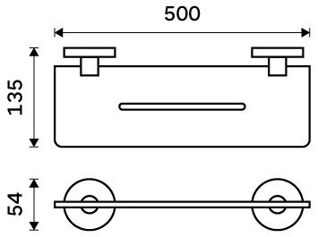 Nimco Police, 50 cm IXI UNIX ČERNÁ - UNC X450-90