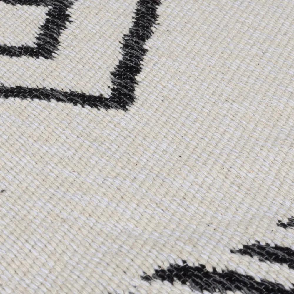 Flair Rugs koberce Kusový koberec Deuce Edie Recycled Rug Monochrome/Black - 120x170 cm
