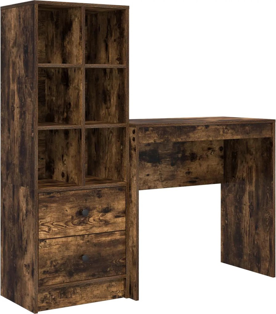 Stůl Kouřový dub 125,5 x 40 x 127 cm 2 ks 3337317
