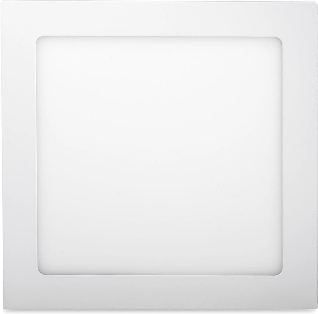 Ecolite Bílý vestavný LED panel hranatý 300 x 300mm 25W Barva světla: Denní bílá 102613
