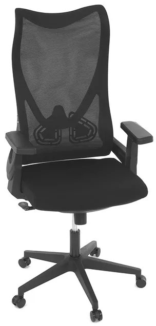 Ergonomická kancelářská židle SOSA - černá síťovina Barva: černá