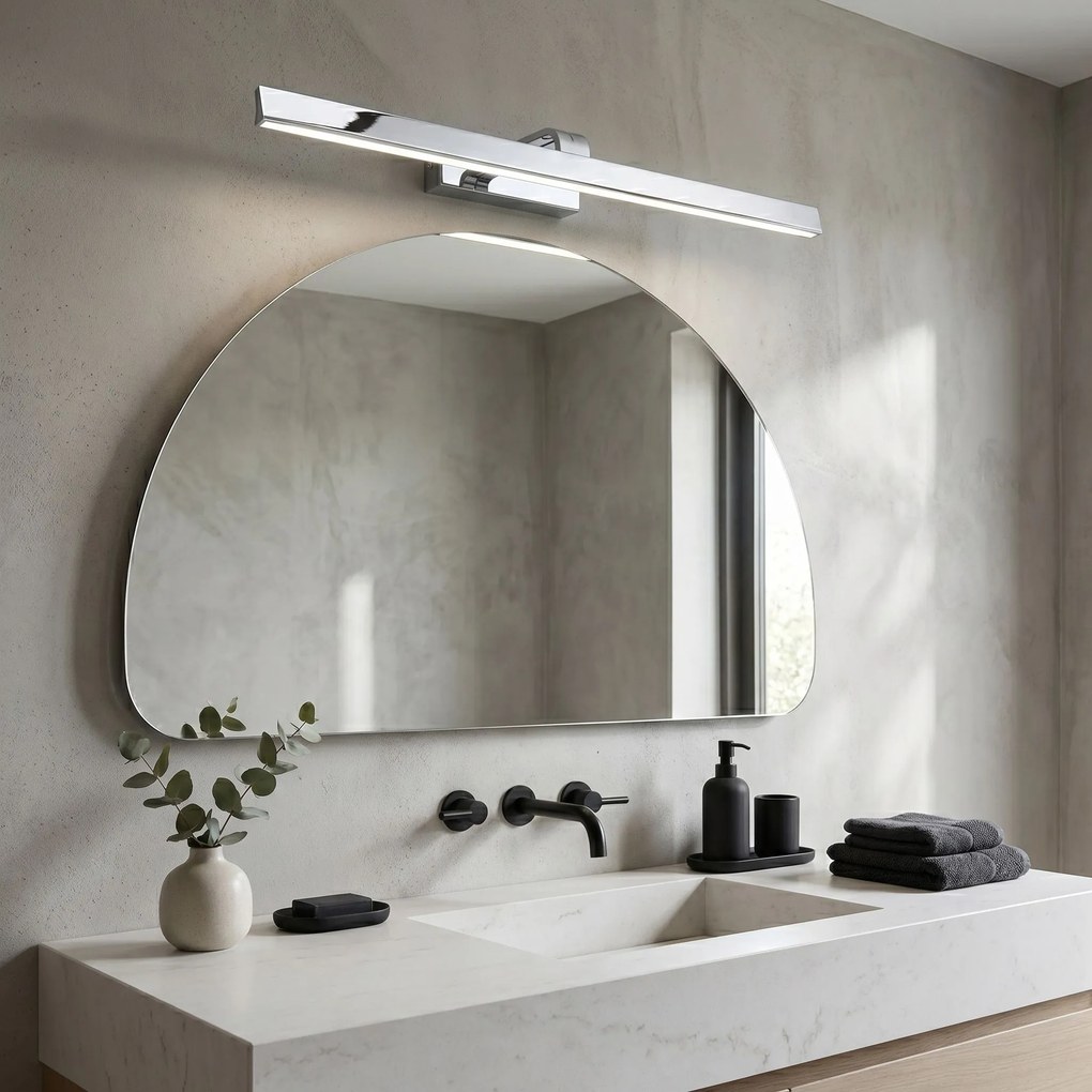 Toolight Rea, Koupelnové nástěnné LED svítidlo SWE003-1W 73cm CHROME, OSW-20102