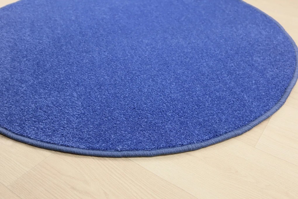 Vopi, AKCE: 200x200 (průměr) kruh Kusový koberec Eton modrý 82 kruh, modrá, ložnice