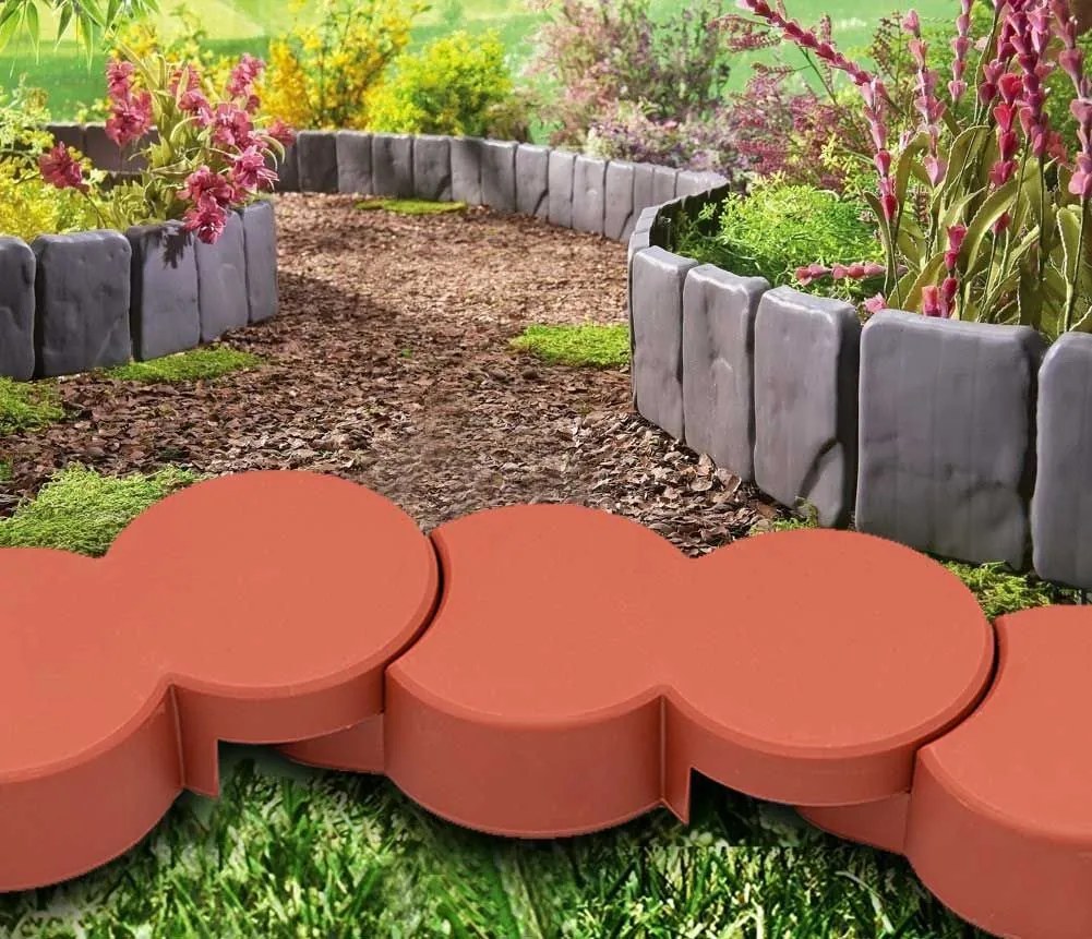 Bluegarden Bluegarden, palisáda z PVC na okraj trávníku 200 cm 12ks HD 7095, terracotta, OGR-68409