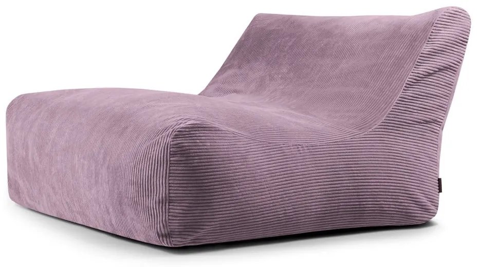 Fialový manšestrový sedací vak Sofa Lounge – SLOWDOWN