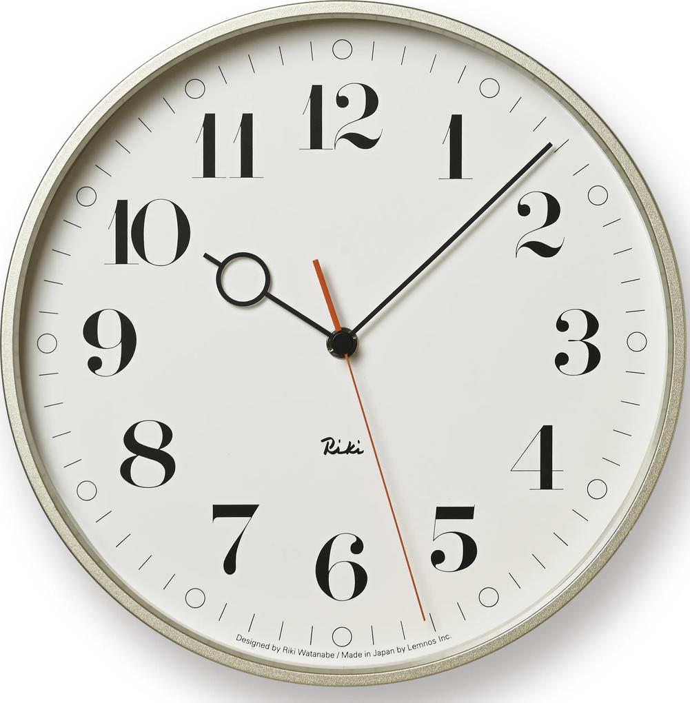 Nástěnné hodiny Riki Ring 25 cm bílé