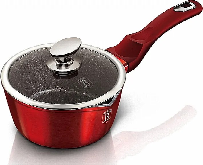 Rendlík s poklicí s mramorovým povrchem 16 cm Burgundy Metallic Line