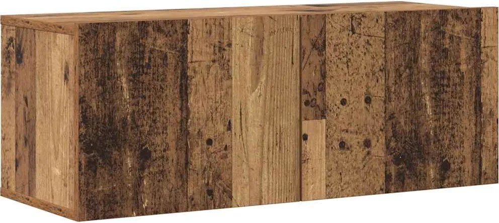 Nástěnné TV skříňky 6 ks Old Wood kompozitní 3328985