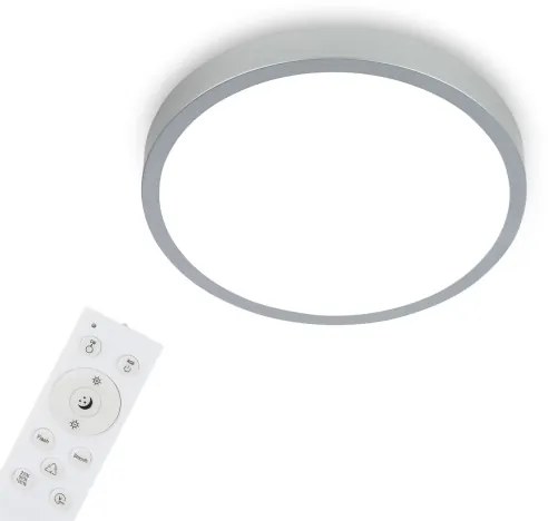 Briloner 3709-014 - LED RGBW Stm. stropní svítidlo LED/22W/230V stříbrná + DO