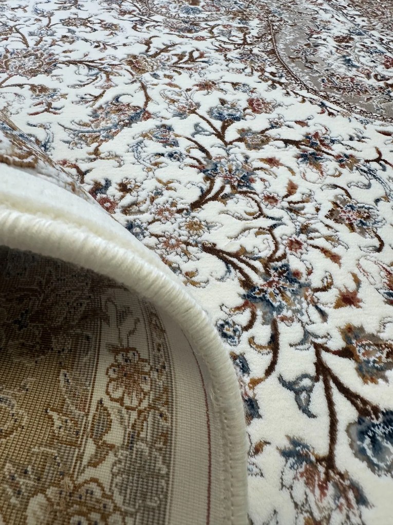 BE Koberec Miras 1200 CREAM - krémový obdélníkový Rozměr: 150x225 cm