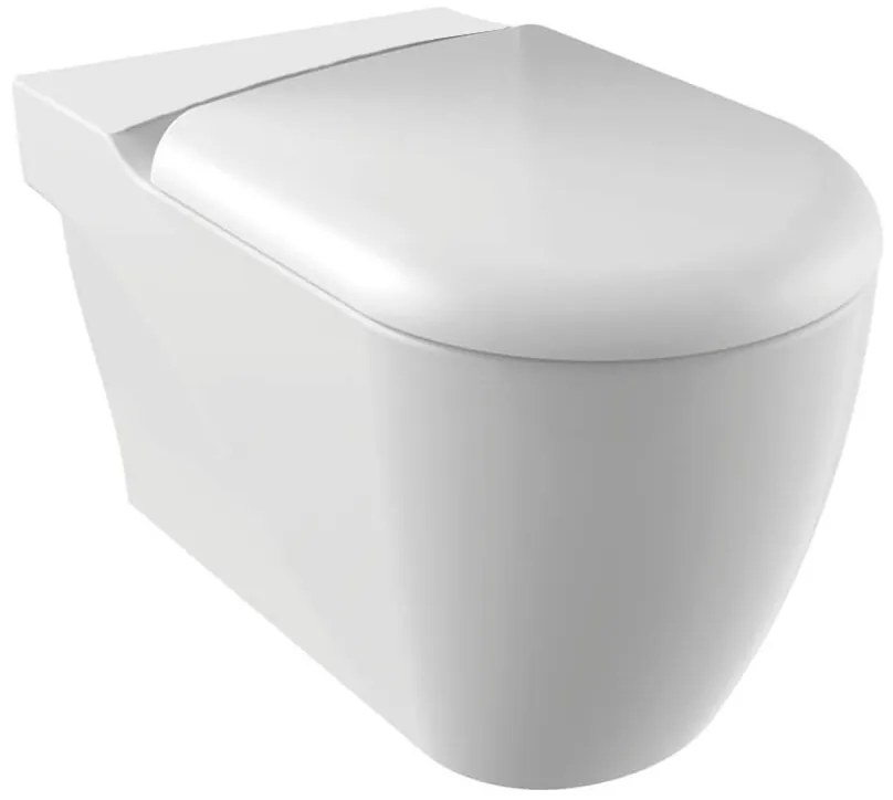 Sapho GRANDE WC mísa XXL pro kombi, spodní/zadní odpad, bílá GR360.11CB00E.0000