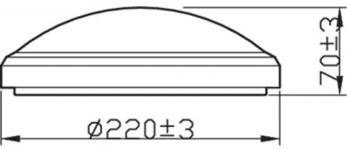 Koupelnové stropní LED svítidlo Philips DORIS CL257 6W 4000K IP44