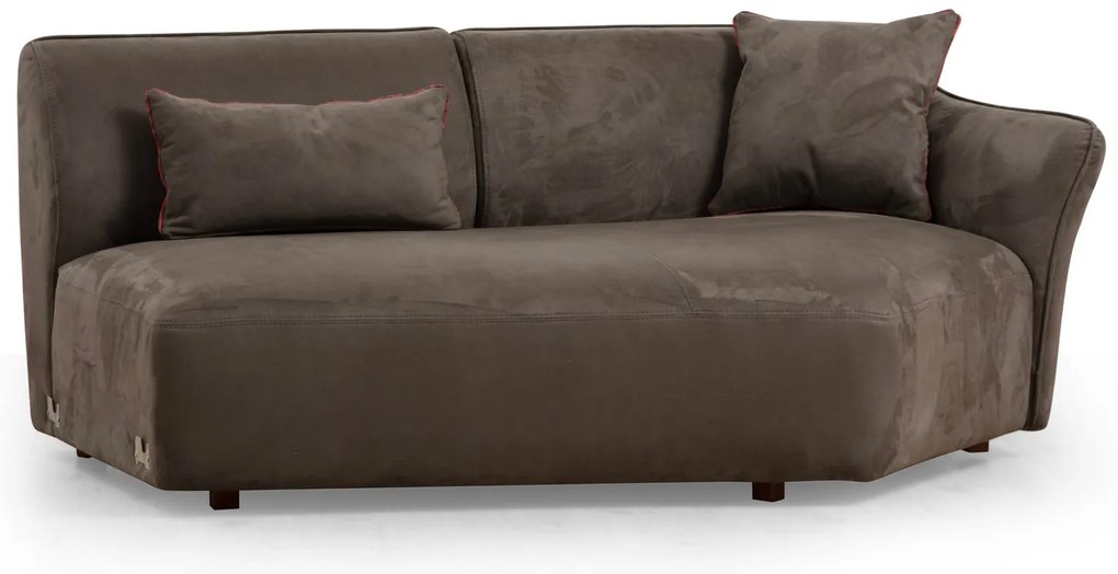 Hanah Home Čtyřmístná rohová pohovka MENTIS hnědá 360 cm