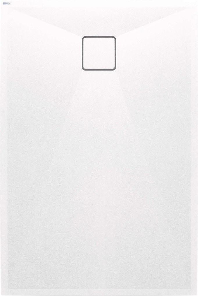 Deante Obdélníková sprchová vanička Correo 100x70 cm, granit, bílá - KQR A75B